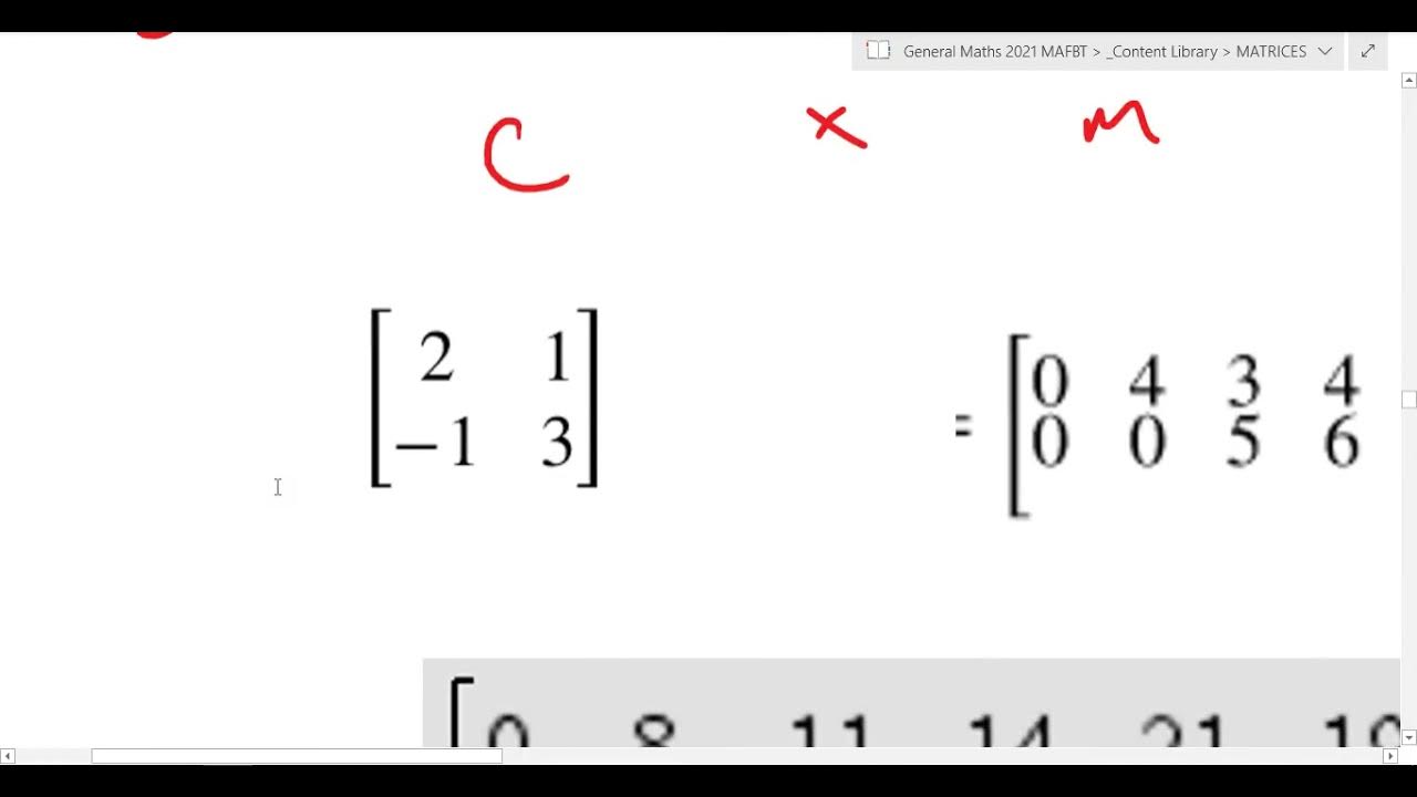 5I - Encoding and Decoding Matrices - YouTube