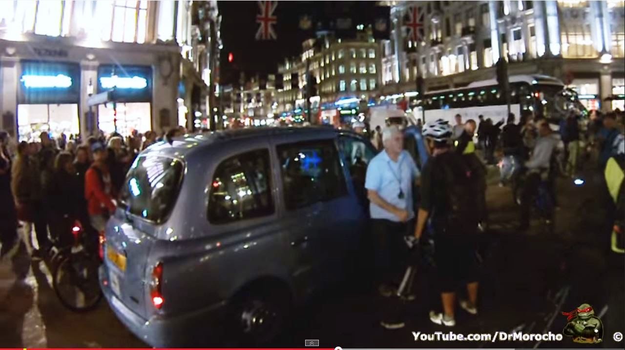 Road Rage At Critical Mass London - Angry Biker (Compilation 1) - YouTube