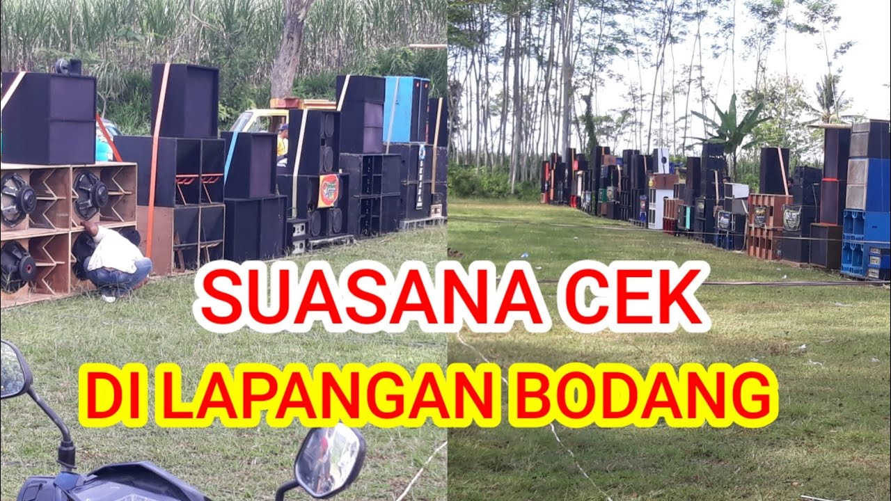 CEK SOUND MINIATOR DI LAPANGAN BODANG - YouTube