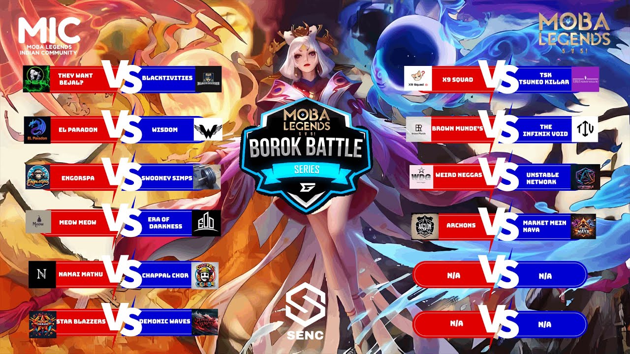BOROK BATTLE SERIES DAY 10 ( Knockout Round-2 ) Moba Legends 5v5 - YouTube