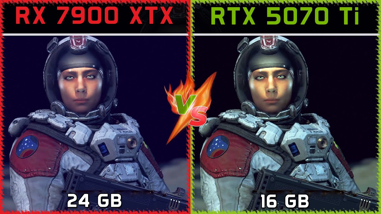 Radeon RX 7900 XTX vs GeForce RTX 5070 Ti - YouTube