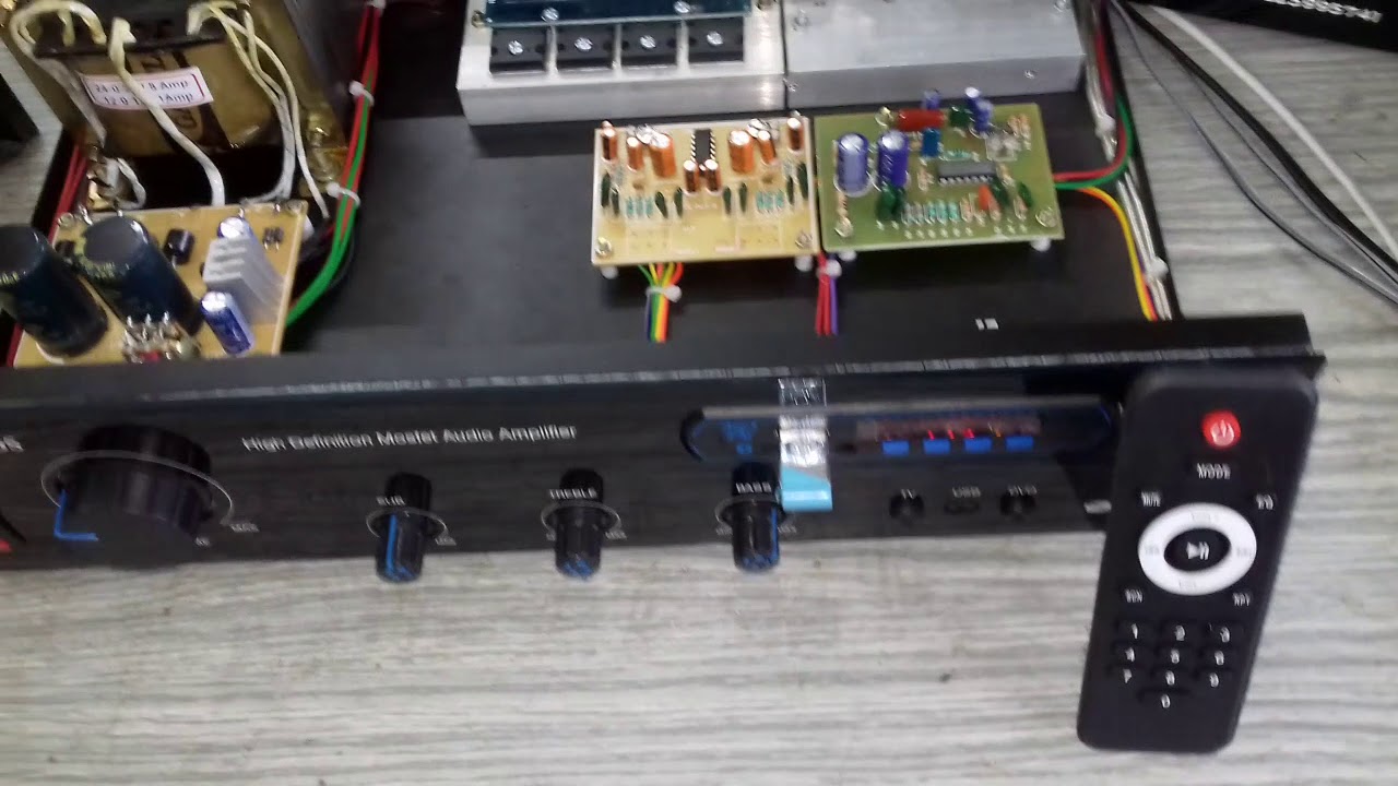 2.1 amplifier IRF 250 TTC 5200 - YouTube