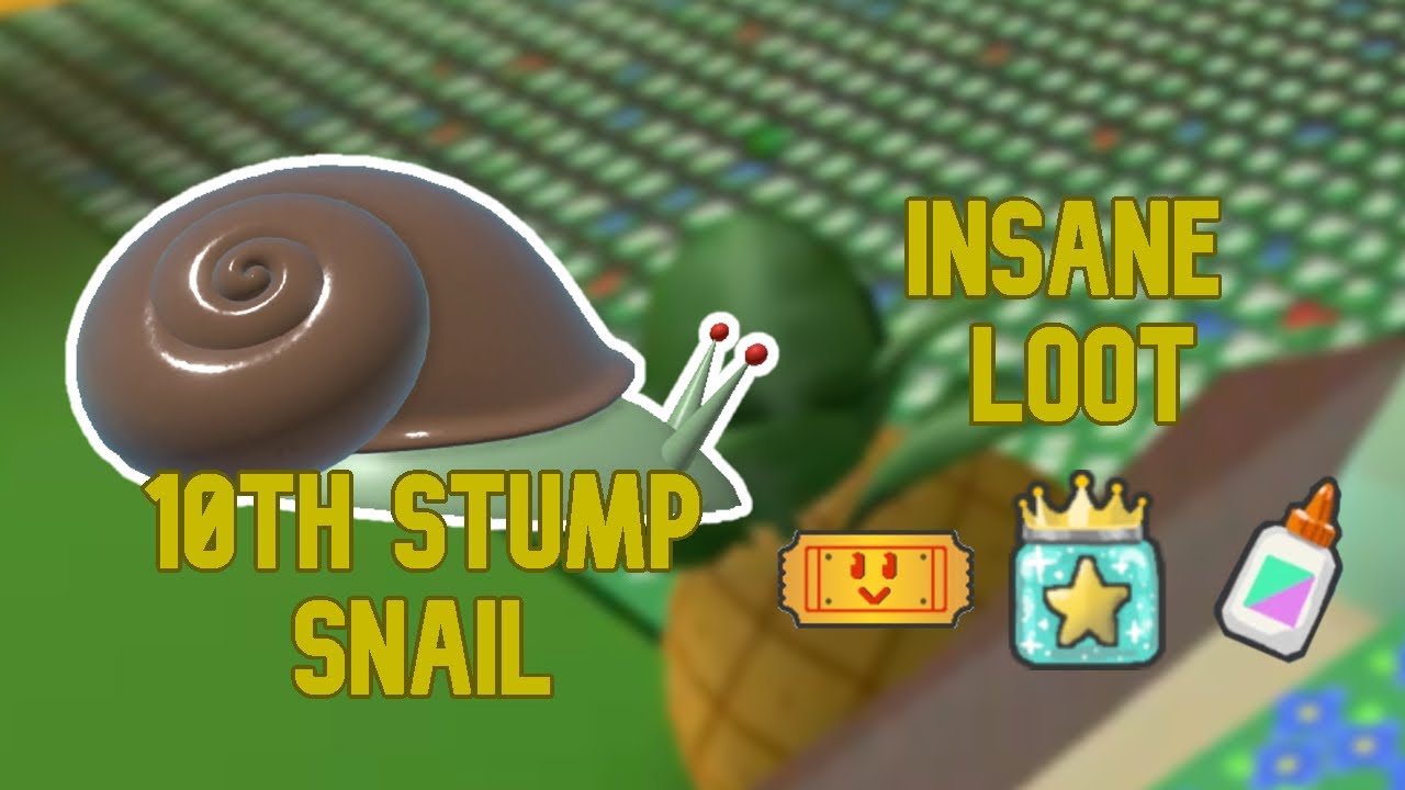 Defeating Stump Snail For The 10th Time! Bee Swarm Simulator - YouTube