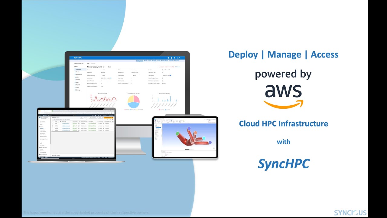 Amazon Web Services (AWS) HPC Deployment using SyncHPC - YouTube