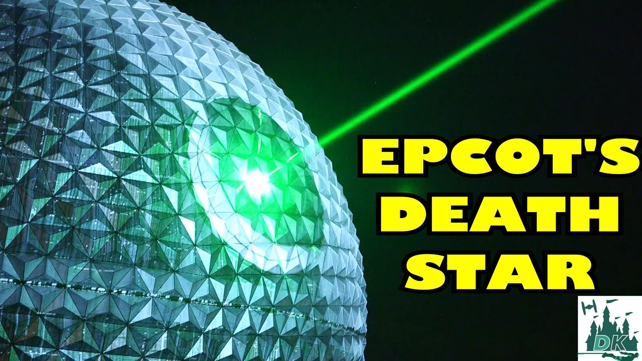 Epcot's Spaceship Earth Becomes The Death Star - YouTube