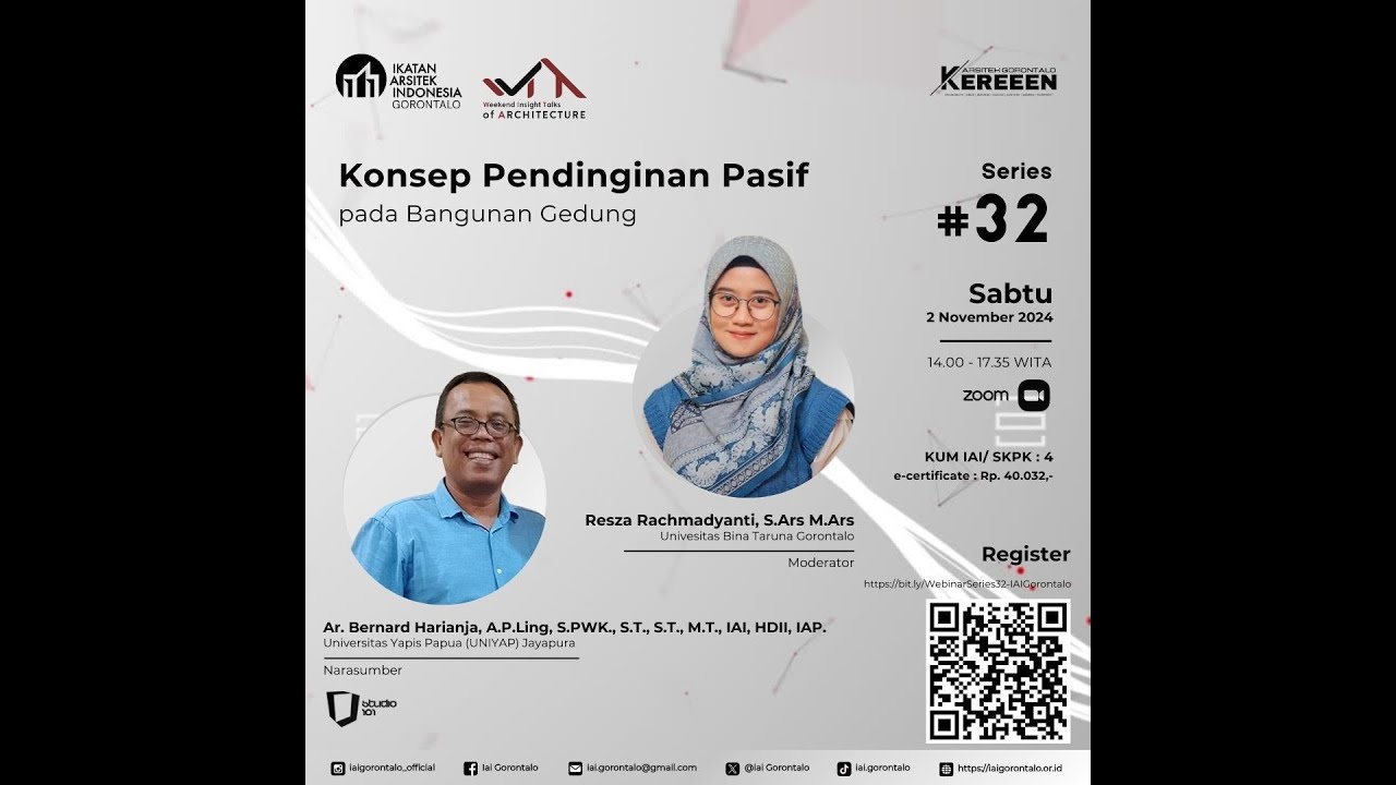 WEBINAR SERIES #32 | Konsep Pendinginan Pasif Pada Bangunan Gedung ...