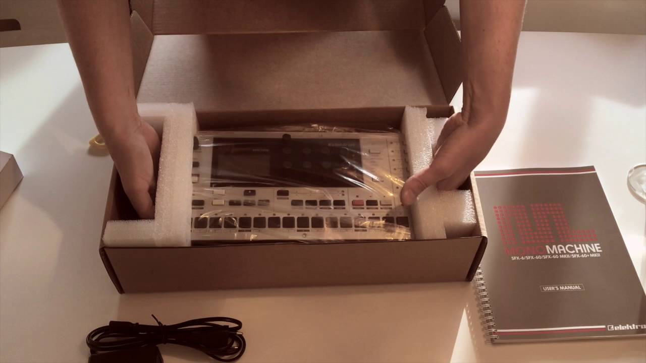 Unboxing Elektron MonoMachine, the last one EVER! - YouTube