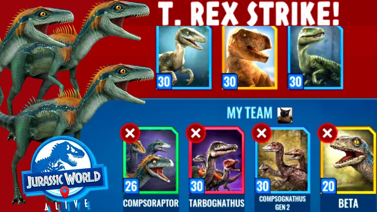 All New COMPSORAPTOR takes on the EPIC TYRANNOSAURUS REX BOSS ...