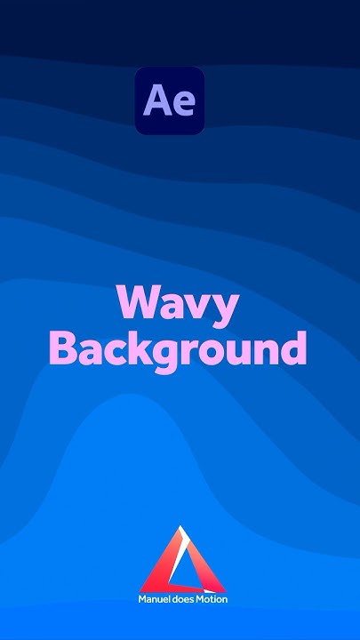Wavy background animation in After Effects | Tutorial - YouTube
