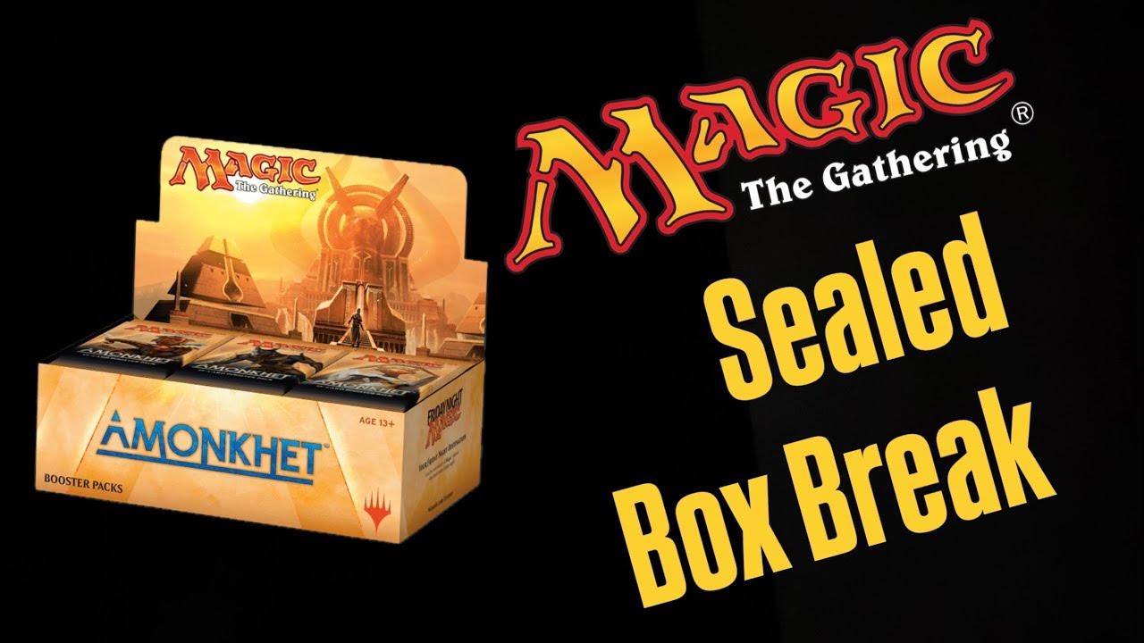 Magic The Gathering - Sealed Amonkhet Box Break - AMONGET THIS BREAD - YouTube