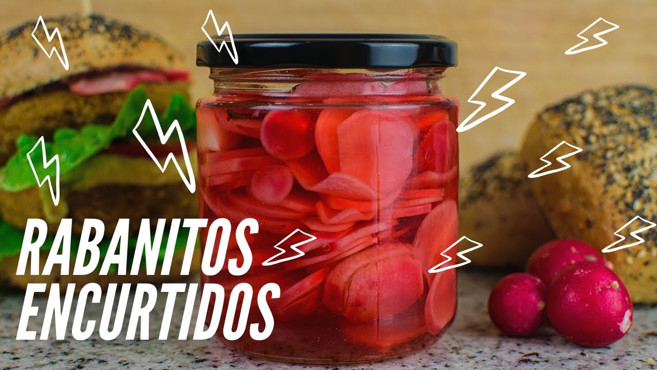 Receta de ENCURTIDO DE RABANITO 💯 | Rápido y Fácil - YouTube