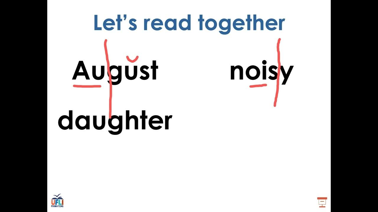 UFLI Lesson 97: Vowel Teams and Diphthongs Review - YouTube