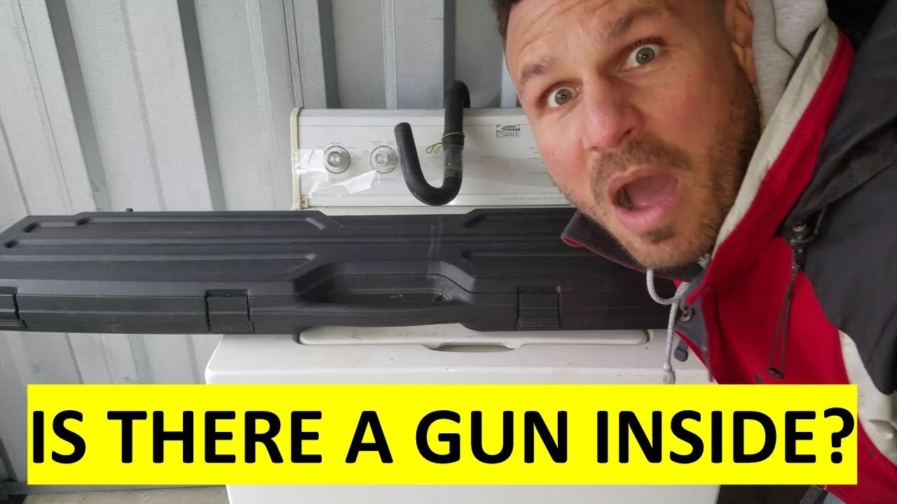 FOUND A GUN? I Bought An Abandoned Storage Unit Locker / Opening ...