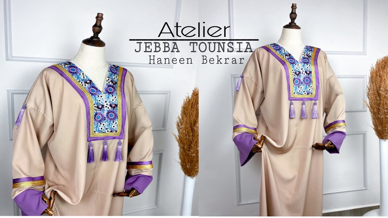 Atelier jebba tounsia | Montage jebba + résultat final | Haneen Bekrar ...