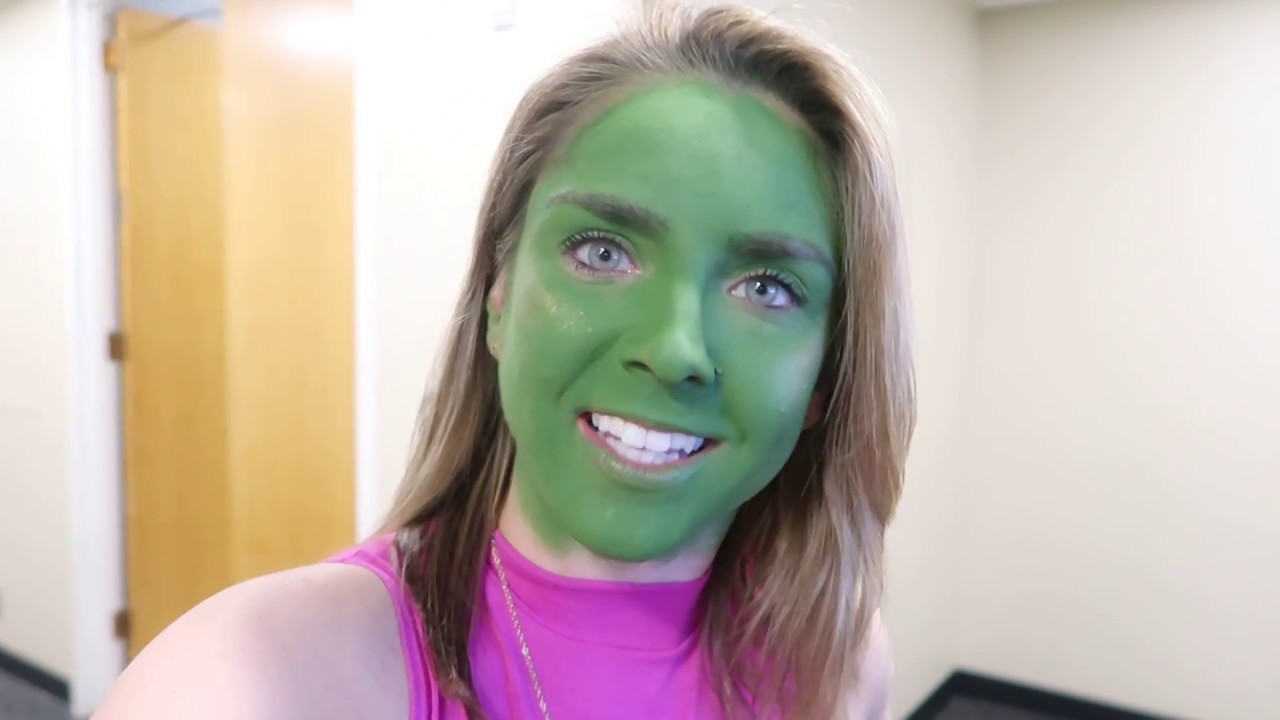 What to do when your face is green?? - YouTube
