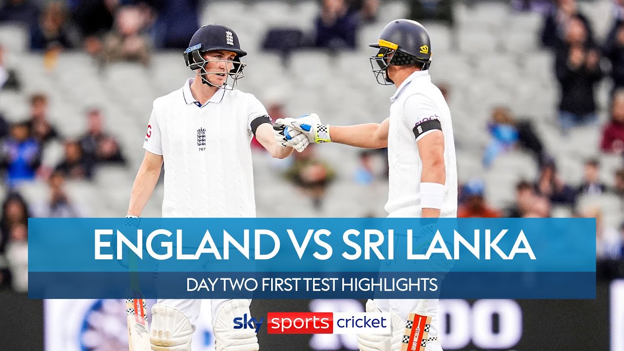England battle to lead on Day Two 👀 | England vs Sri Lanka | Day Two ...