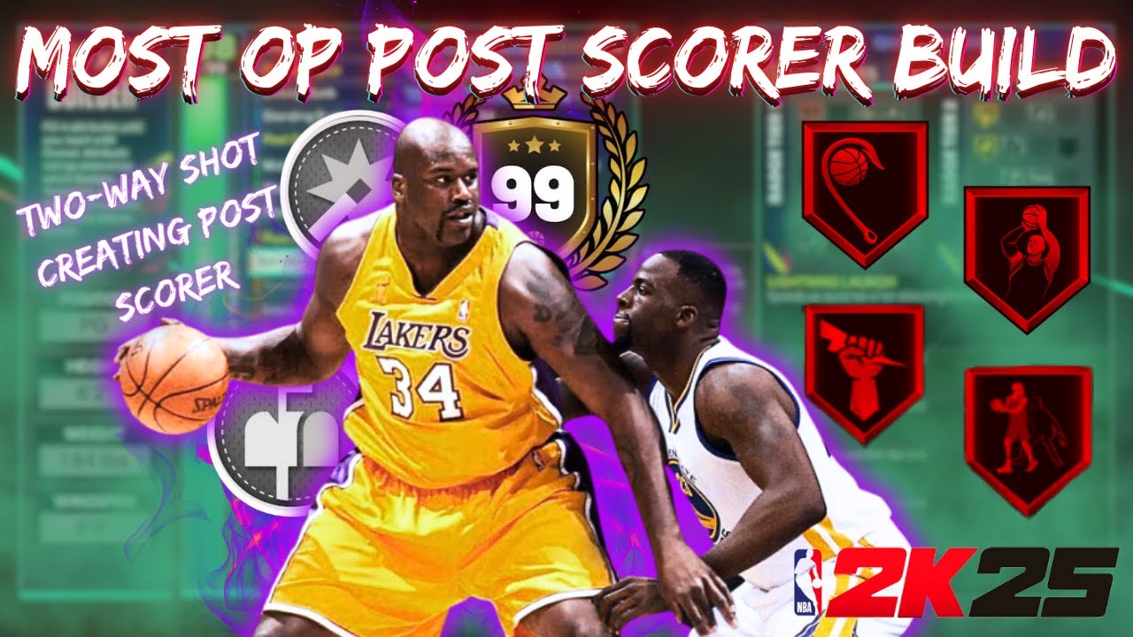 MOST OP POSTSCORER BUILD IN NBA 2K25! VERY VERSATILE! - YouTube