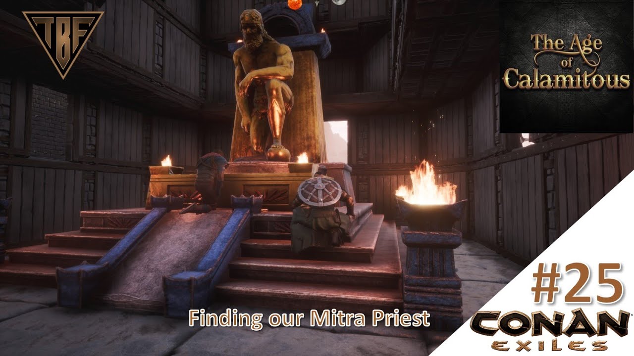 Farming, Mitra Priest, and finally a horse! E25 - Conan Exiles Age of ...