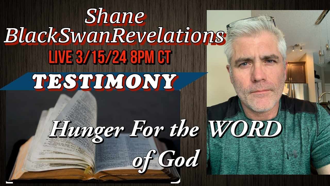 Shane from BlackSwanRevelations shares his testimony LIVE - YouTube