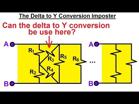 Electrical Engineering: Basic Laws (22 of 31) The Delta to Y Conversion ...