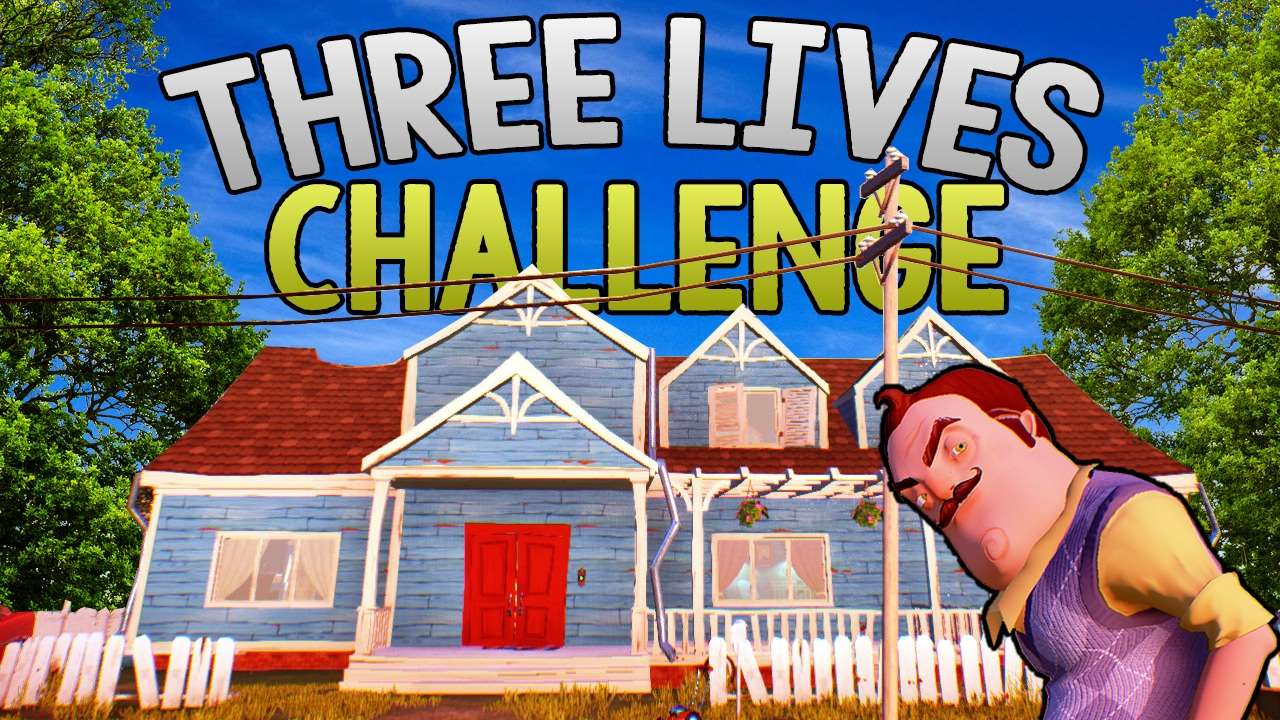 3 LIVES CHALLENGE | Hello Neighbor Alpha 2 - Hello Neighbor Challenges ...