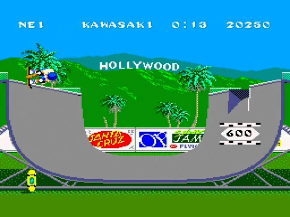 California Games (Sega Master System) FM - 1 : Half Pipe - YouTube