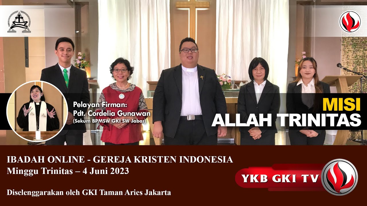 MISI ALLAH TRINITAS | Minggu Trinitas – 4 Juni 2023 - YouTube