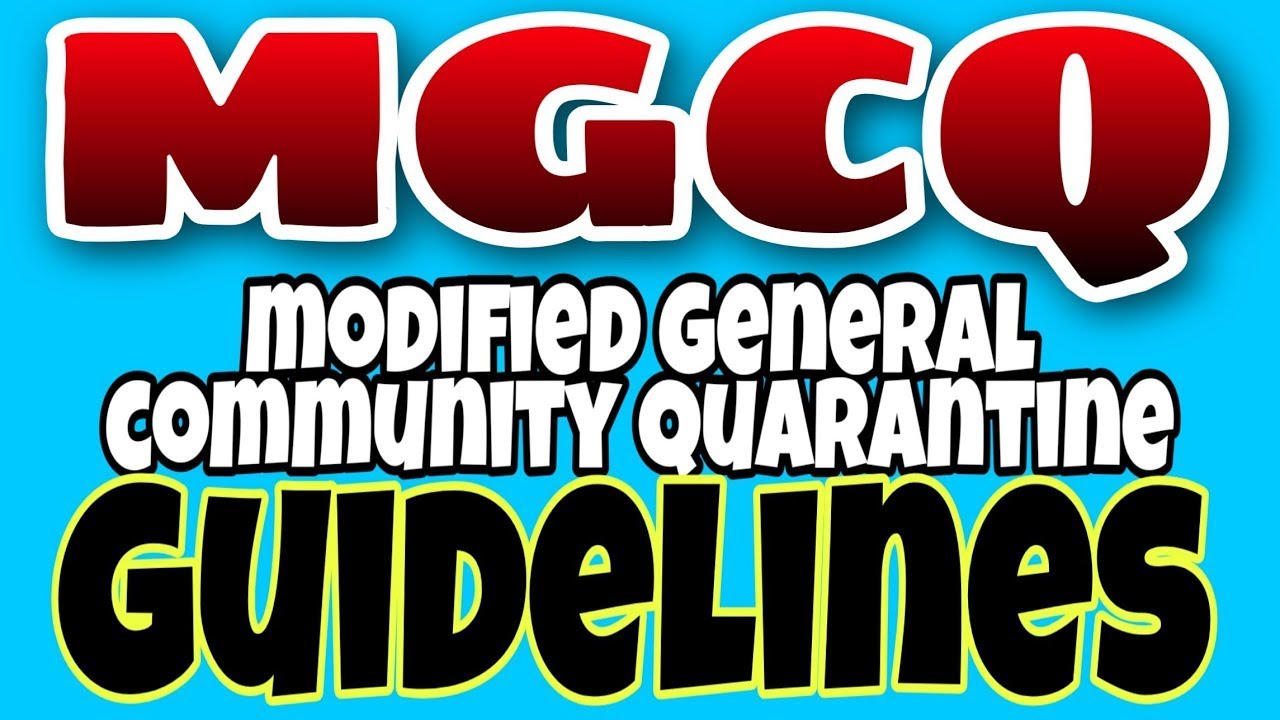 MGCQ Guidelines from PIA Region 2 - YouTube