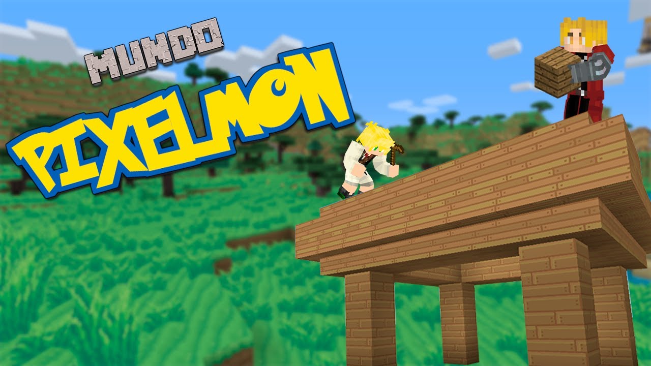 Comenzamos a construir nuestra casa | Mundo PIXELMON #2 - YouTube