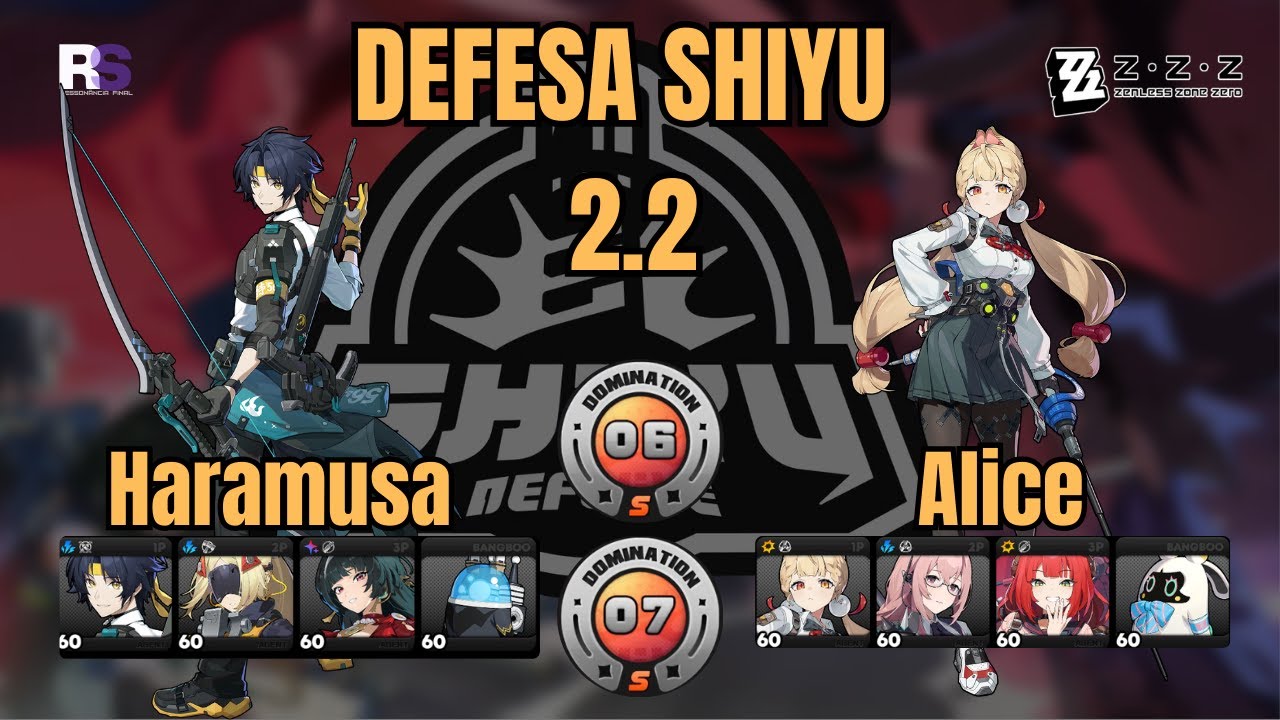 Haramusa M0W0/Alice M0W0 | Defesa Shiyu🔥Stage 6 e 7 Rank S | Zenless ...
