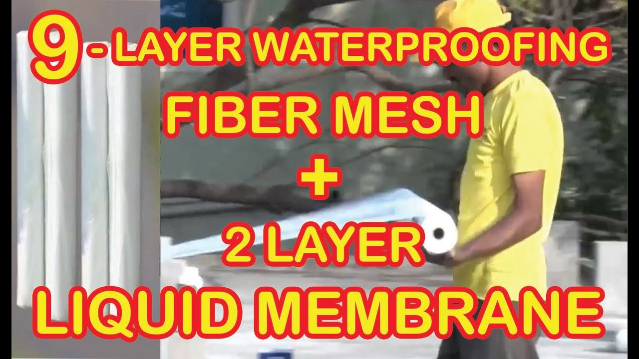 9 layer waterproofing and heat proofing kerala, roof waterproofing ...