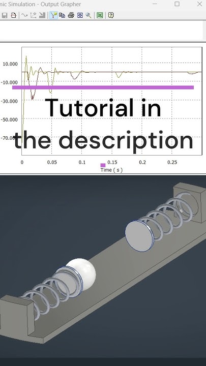 Inventor 2025 #kinematic #simulation #springs #mechanicalengineering # ...