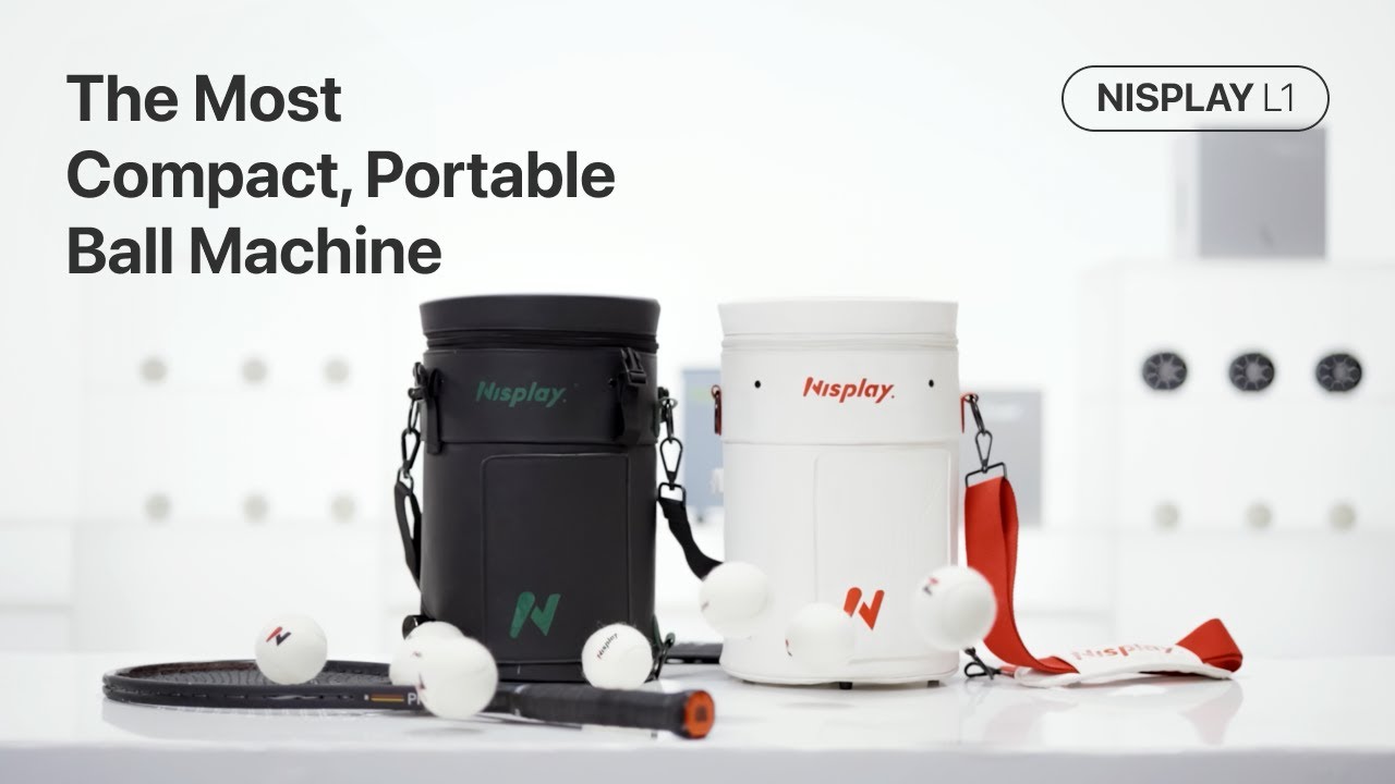 Nisplay L1: The Most Compact & Portable Ball Machine Ever - YouTube