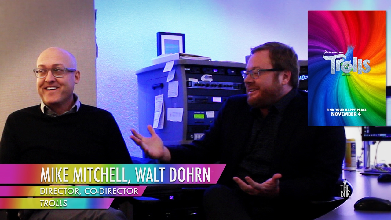 Trolls Interview | Director Mike Mitchell & Co-Director Walt Dohrn ...