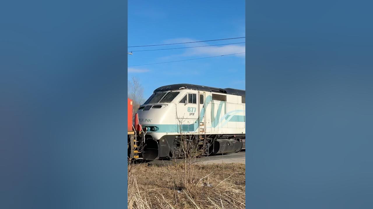 SPTX 877 Trailing Third On CN A451 (Without The Music) #train #railway #railroad #cnrailway # ...