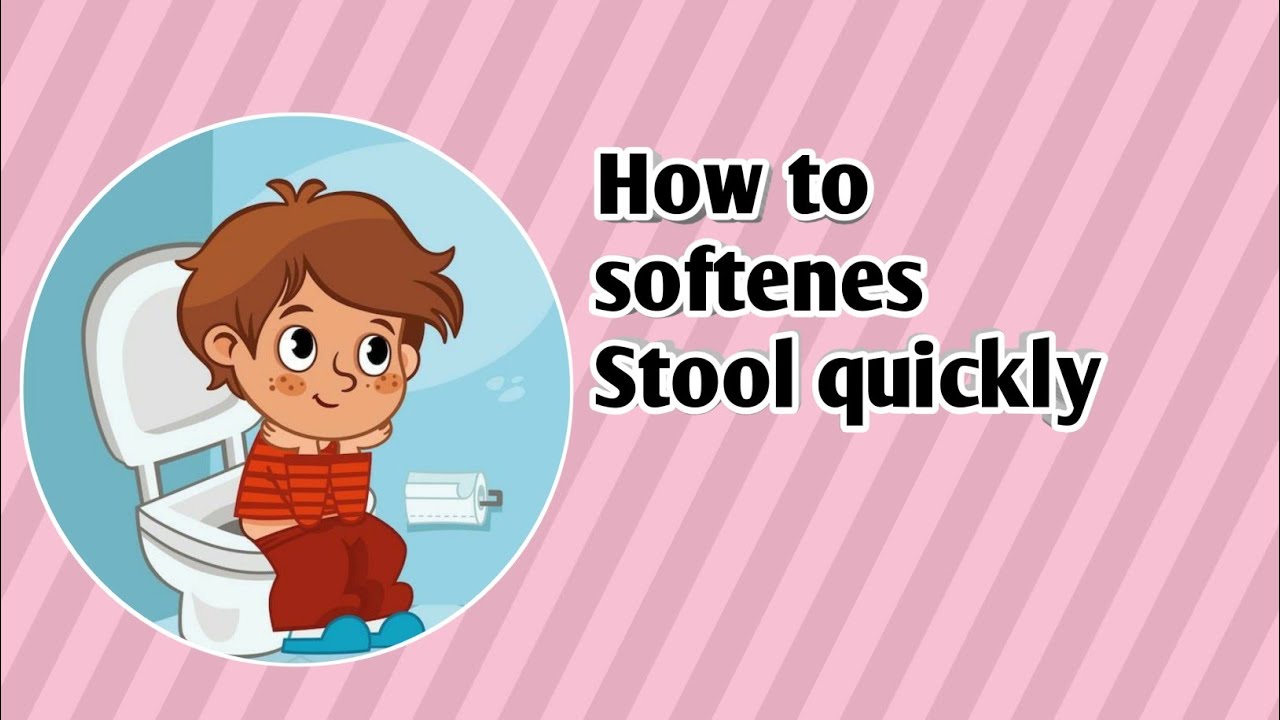 How to quickly soften stool l constipation - YouTube