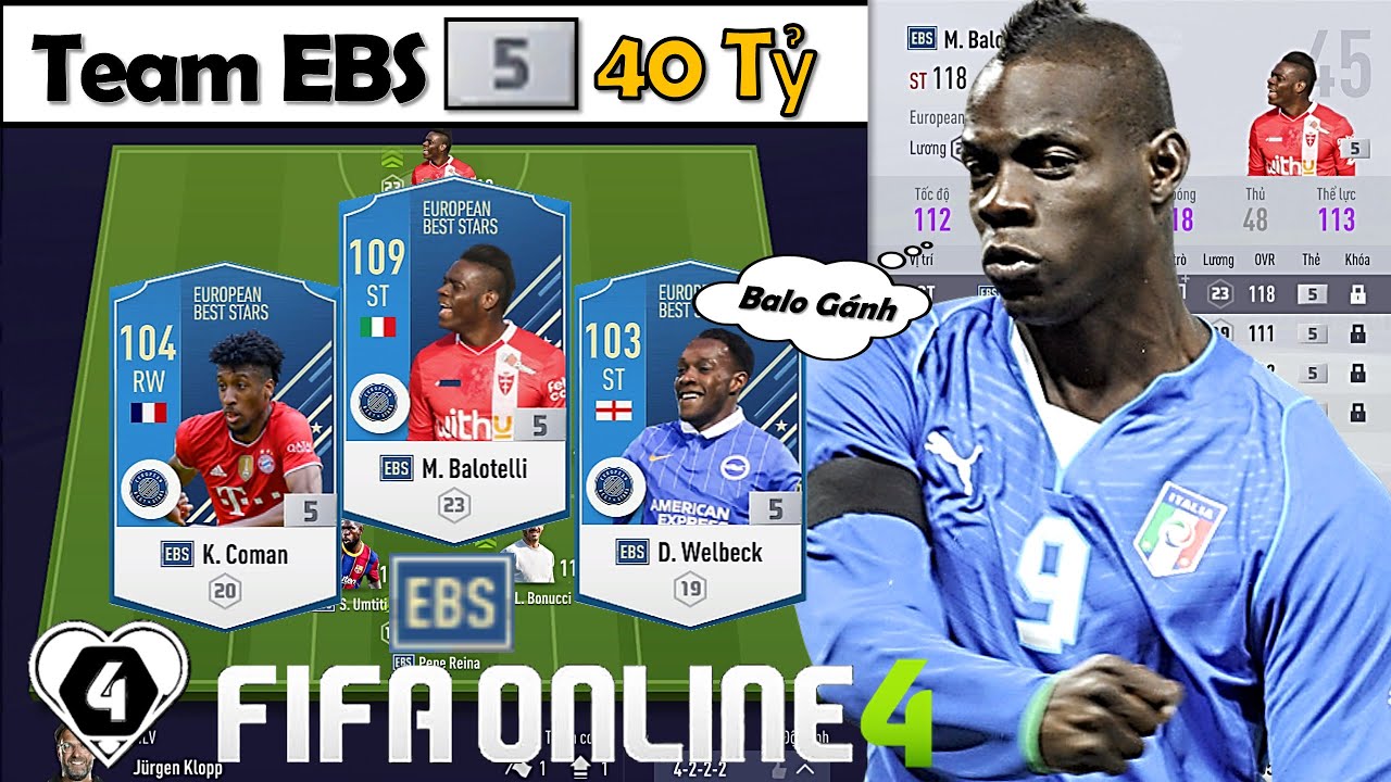 Trải Nghiệm Đội Hình EBS +5 ( EUROPEAN BEST STARS ) 40 Tỷ Mới Đét Cùng ...