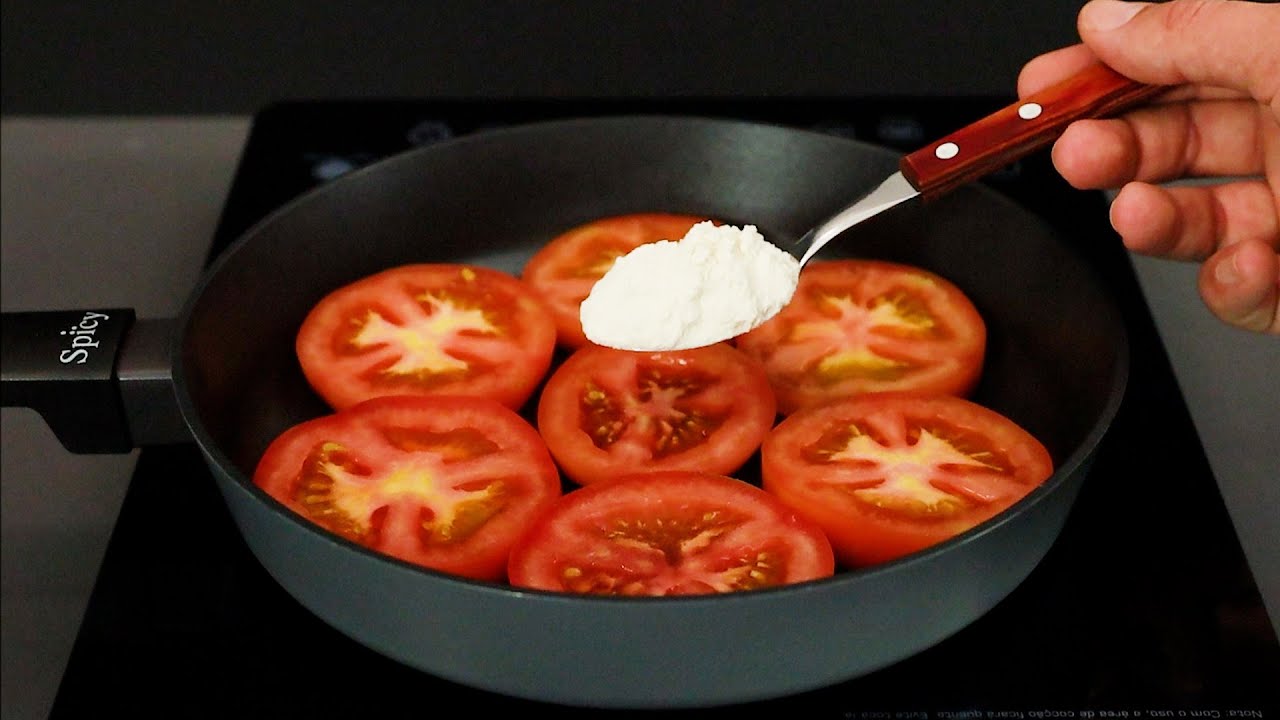 Delicious and easy snack: recipe for breaded tomatoes with an ...