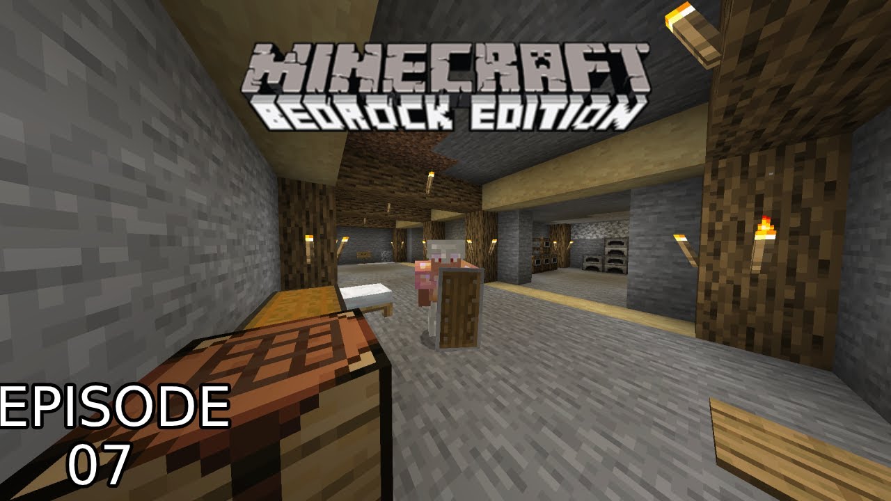 Minecraft Bedrock: Building the Base [7] - YouTube