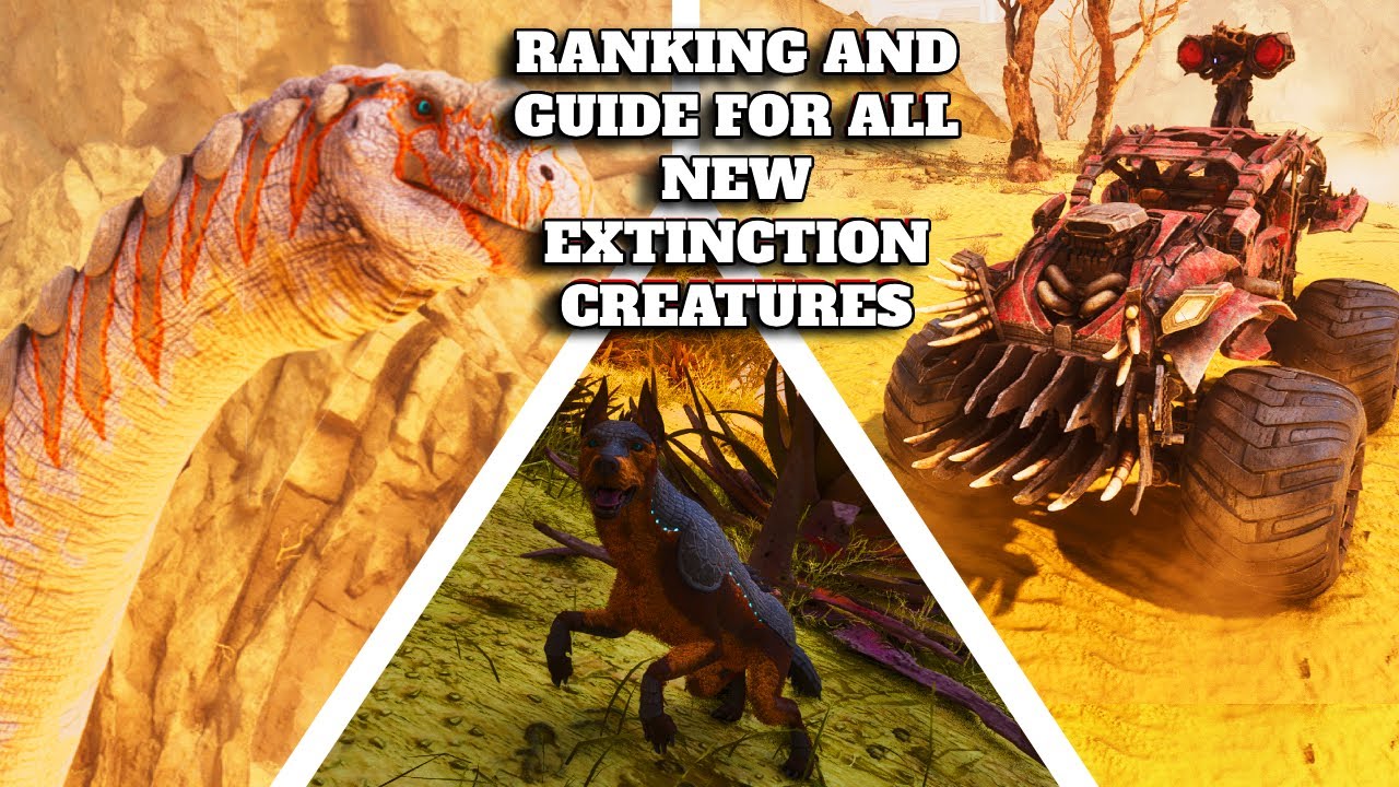 EXTINCTION CREATURES Ranked from WORST to BEST! - YouTube