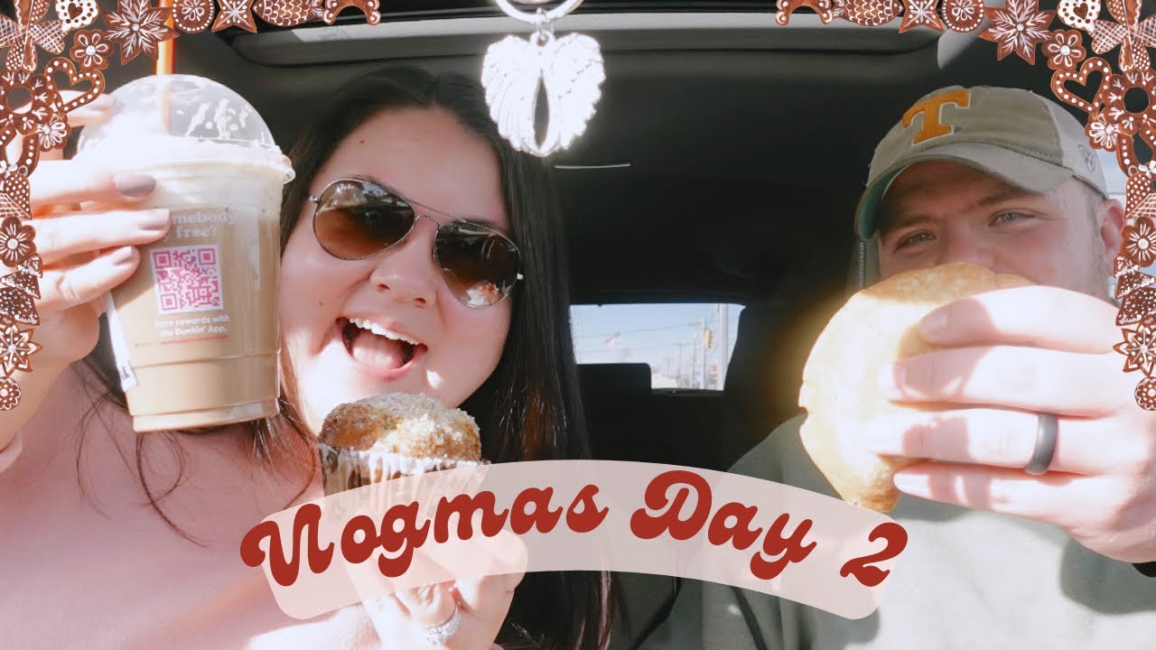 VLOGMAS DAY 2 | Dunkin holiday drinks & snacks + Haircut - YouTube