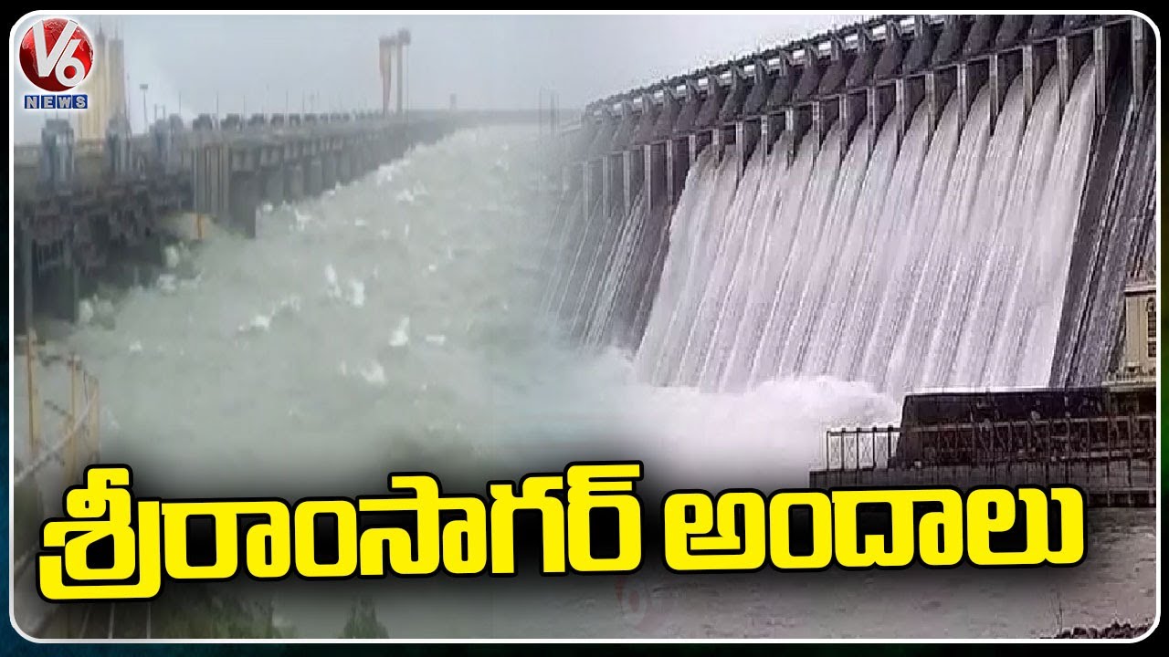 Heavy Inflow To Sri Ram Sagar Project , Gates Open For Outflow Of Water ...