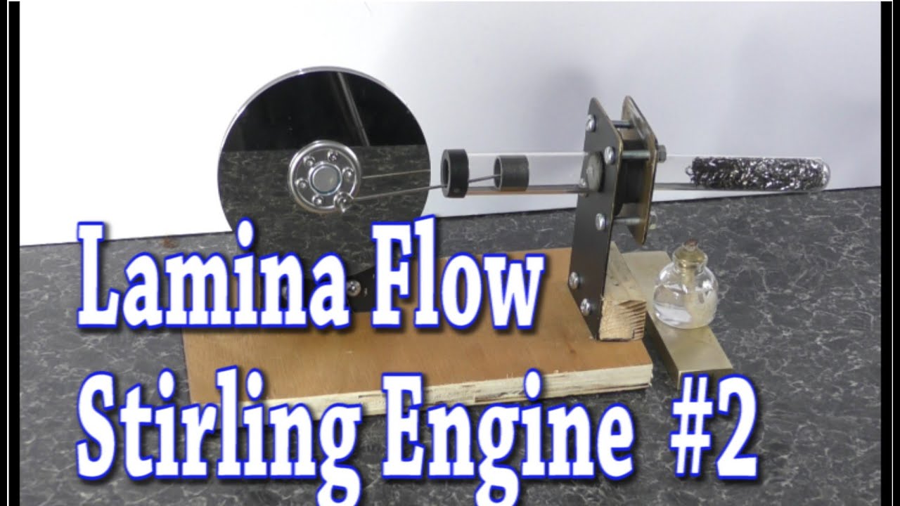 #277 Lamina Flow Stirling Engine #2 - YouTube