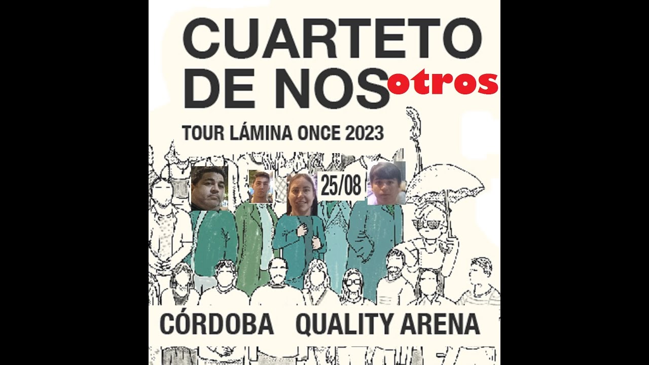 Cuarteto de Nos en Quality Arena Córdoba 25/08/2023 - YouTube