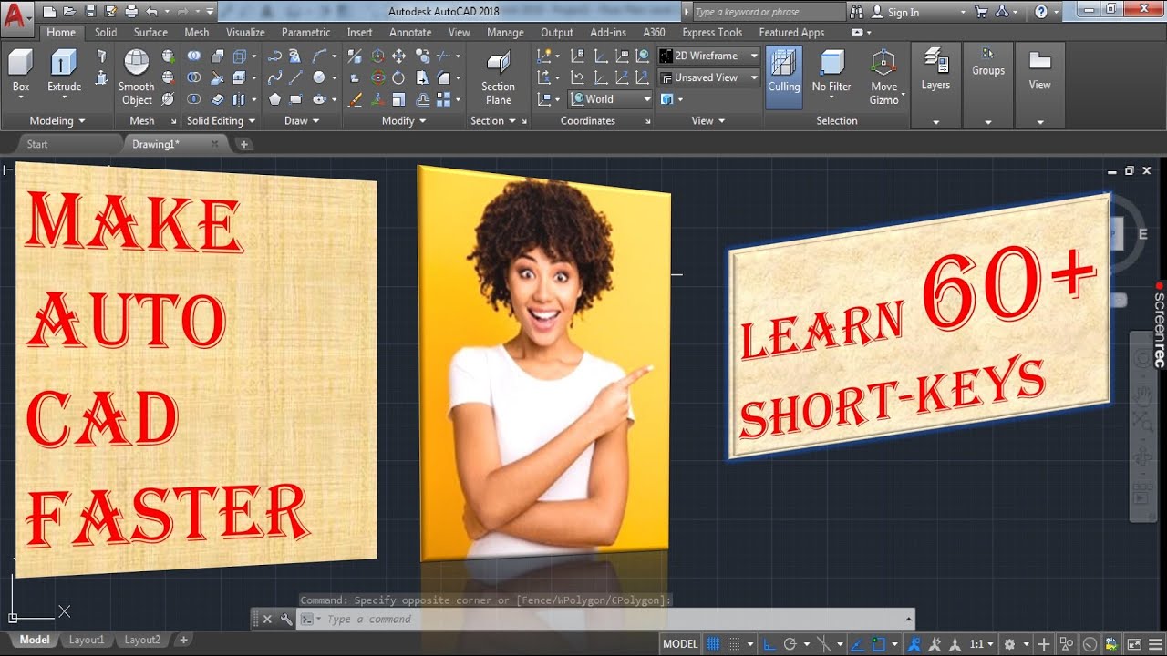Short keys in Auto CAD|60+ short keys|#autocad - YouTube