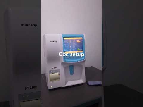 CBC or heamatology analizer setup at veneranda Hospital diagnostic laboratory