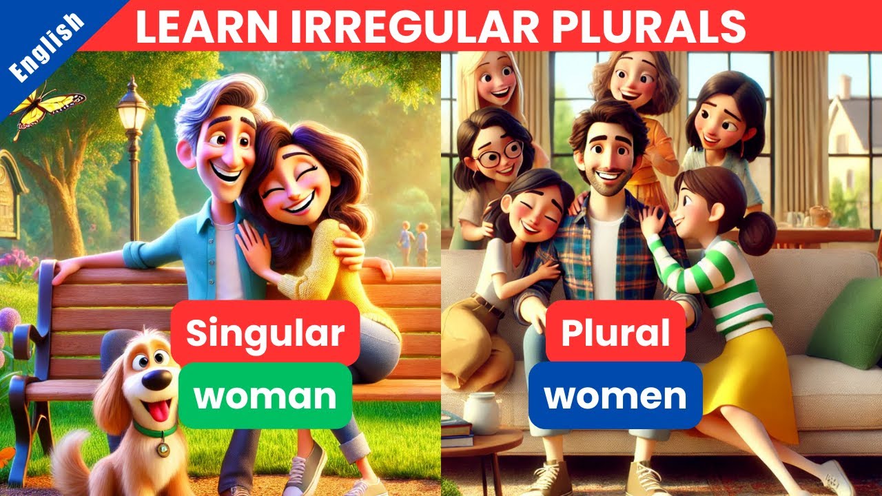 Woman vs Women: Fun with Irregular Plurals! Learn English - YouTube