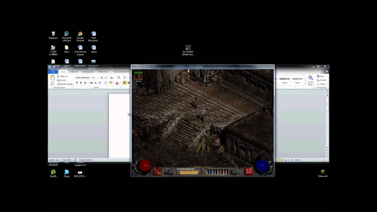 diablo 2 window mode - YouTube