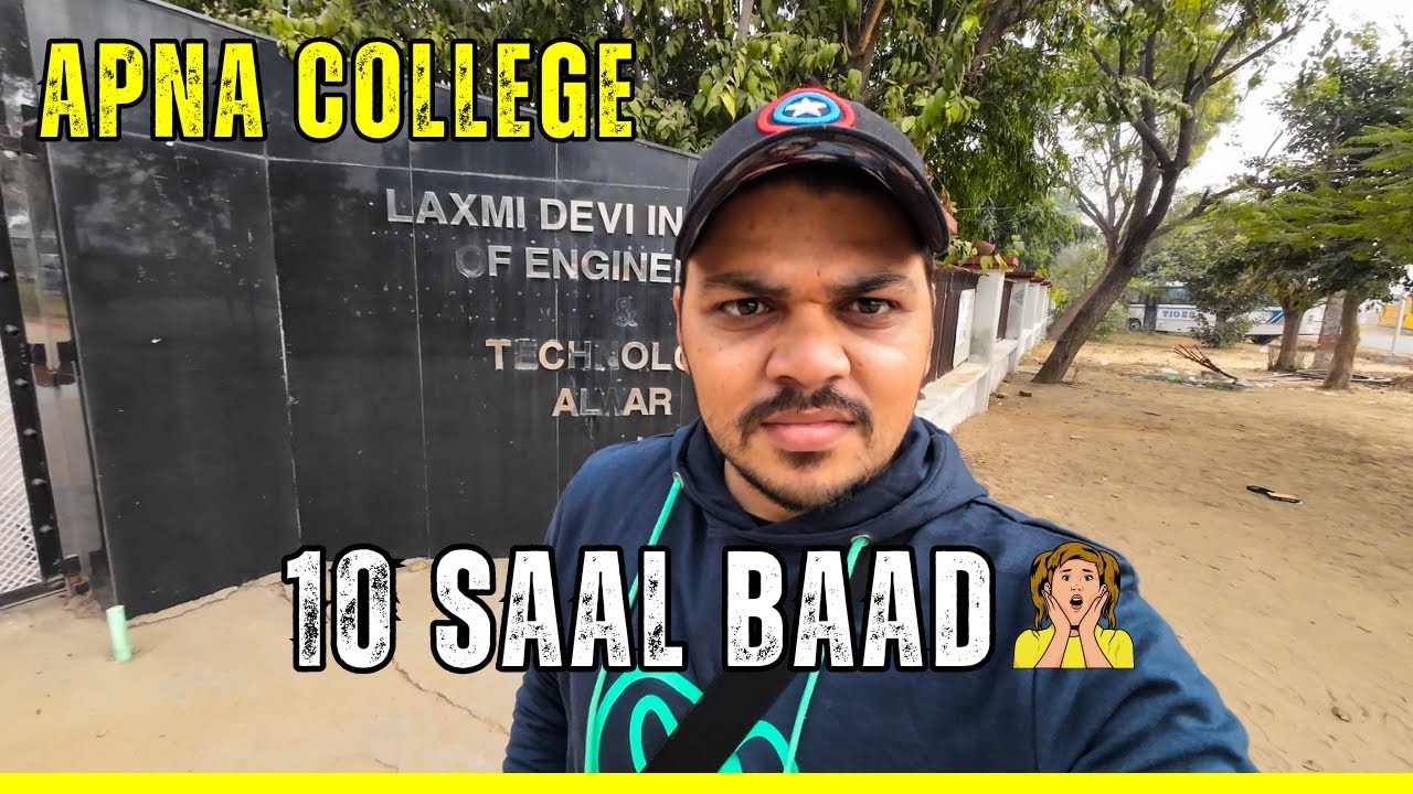 Visited College After A Decade🤗 LIET Alwar - YouTube