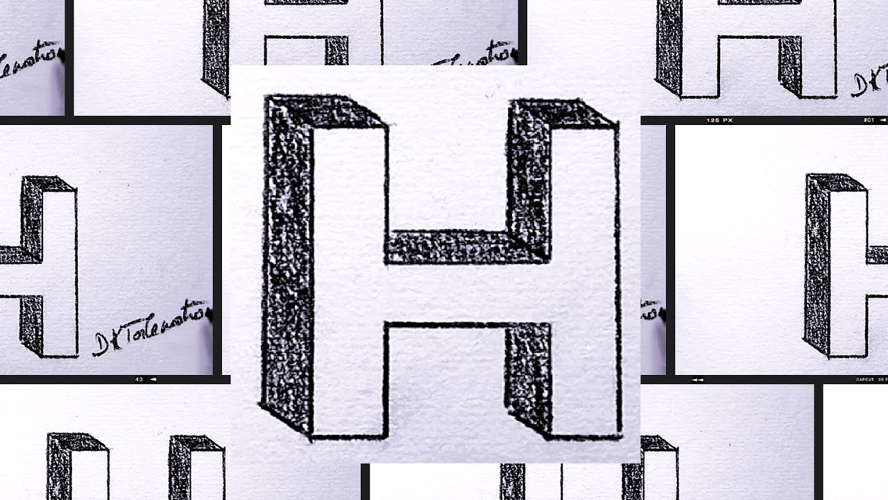 Comment Dessiner Des Lettres En 3d Comment Fabriquer Une Lettre 3D En